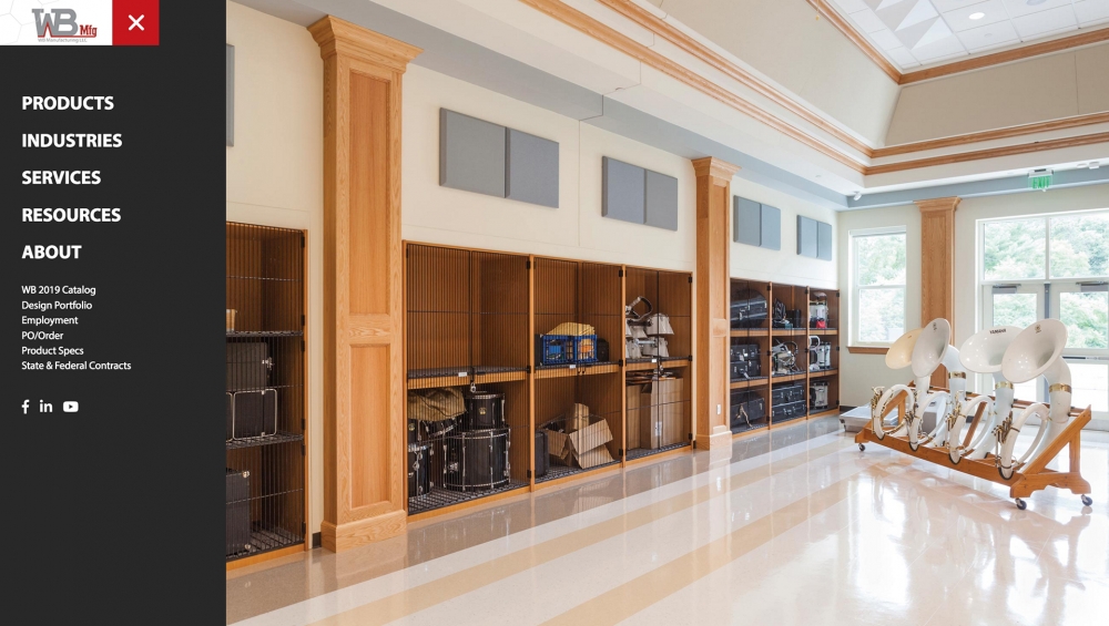 Custom Website Development Project | WB Manufacturing